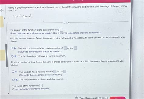 solved using a graphing calculator estimate the real zeros