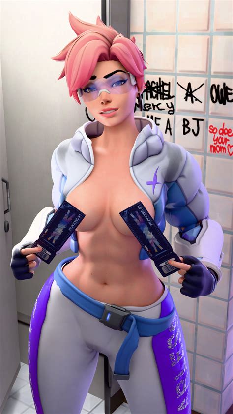 Rule 34 3d Blue Flame Tracer Breasts Female Le Sserafim Nishikt