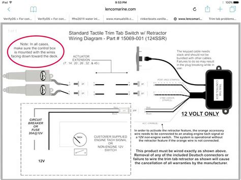 the ultimate guide to lenco trim tab wiring step by step instructions