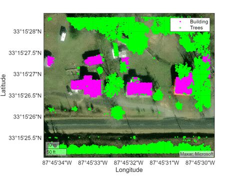 Export Point Cloud Segmentations To KML Files MATLAB Simulink