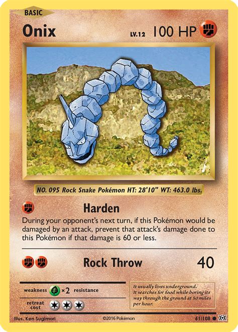 All Onix Cards In Pokémon Tcg Poke Cards Database