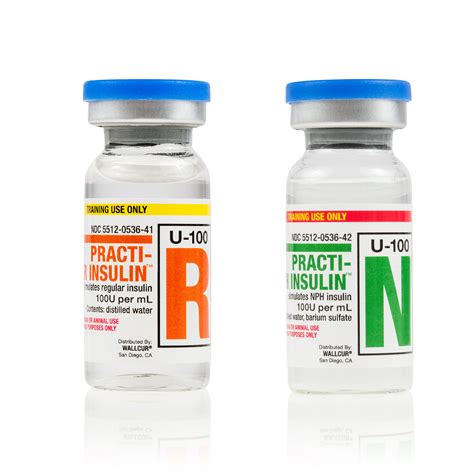 Practi Insulin Training Pack 20 Nph And 20 Reg Qty 40 Steri Tech