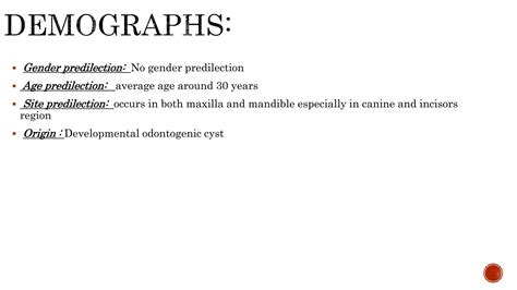 Gorlin Cyst Or Calcifying Odontogenic Cyst Pptx
