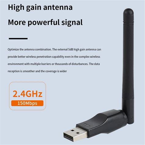 TISHRIC 8188 2,4G 150 Мбит/с USB беспроводная карта Wi-Fi адаптер ...