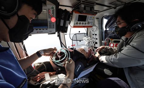 ‘닥터헬기도민의 소중한 생명 지키다