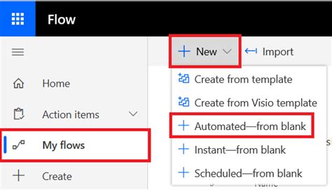 Использование соединителя Power Automate для настройки потока для событий Microsoft Defender