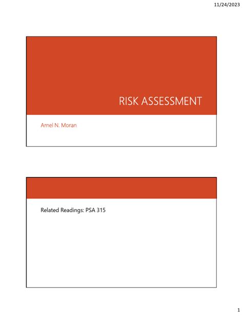risk assessment pdf internal control audit