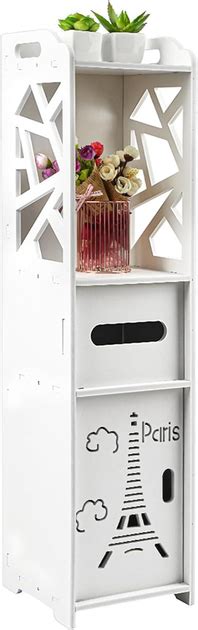 Шафа для ванної та туалету етажерка компактна полиця для душа пенал органайзер підлоговий