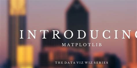 The Data Viz Wiz Introducing Matplotlib DEV Community