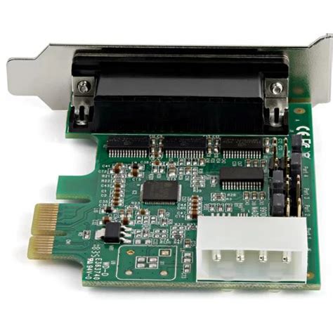 Startech 4 Port Pci Express Rs232 Serial Adapter Card 16950 Uart Iponcomp Hr