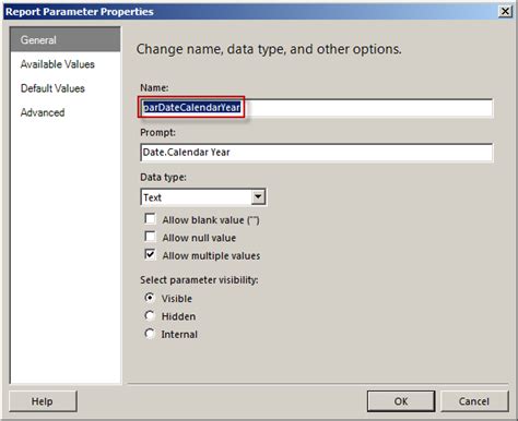 bi future blog ssrs report parameters