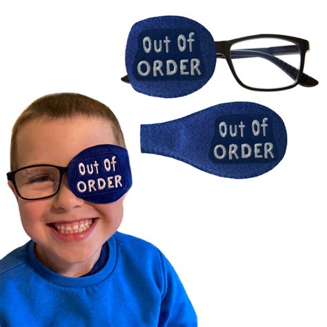 Out Of Order Eye Patch For Glasses Lazy Eye Amblyopia