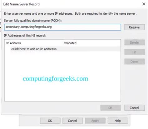 Configure Windows Server As Secondary DNS Server ComputingForGeeks