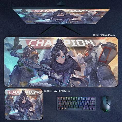 [700 300]apex英雄legends滑鼠墊超大號遊戲電競鍵盤墊周邊電腦桌墊可訂製 蝦皮購物