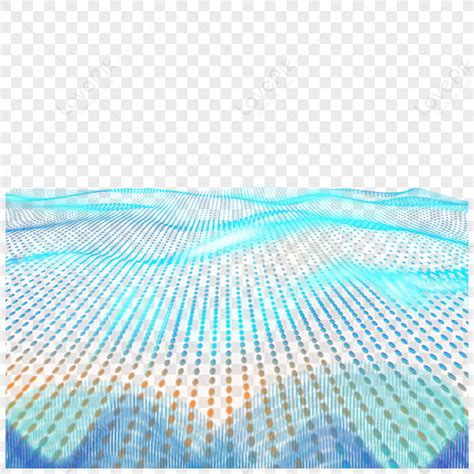 블루 웨이브 효과 빅 데이터 일러스트입자큰 데이터 Png 일러스트 무료 다운로드 Lovepik