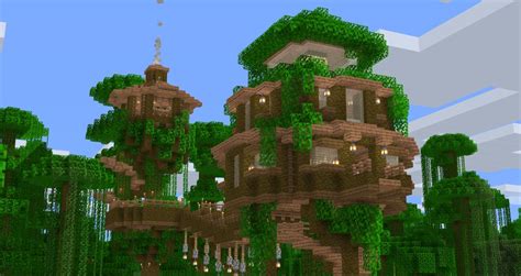 Minecraft Survival Jungle Tree House Tutorial Easy Artofit