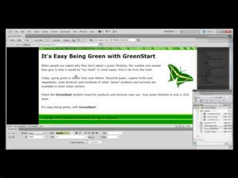 Dreamweaver Tutorial Working With Colors And Fonts In Adobe Dreamweaver CS YouTube