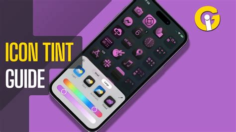 Customise Iphone Icons With Ios 18 Tint Feature Youtube