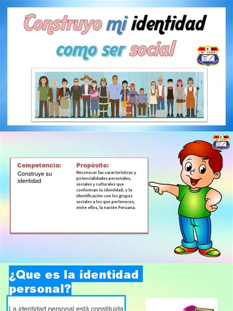 Construyendo Mi Identidad Personal Y Social Pdf Nación Sicología