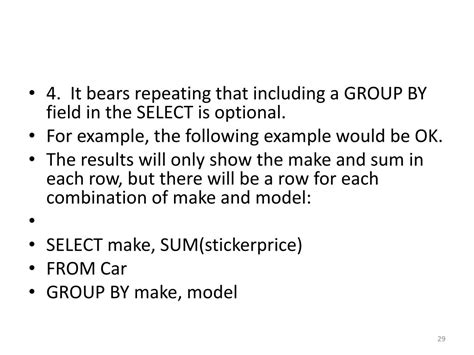Ppt Sql Unit 5 Aggregation Group By And Having Powerpoint