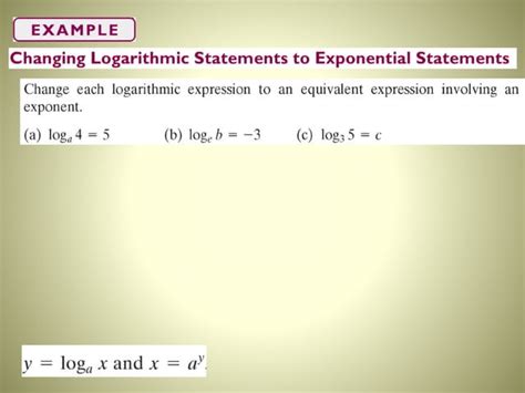 Lecture 11 Sections 43 44 Logarithmic Functions Ppt