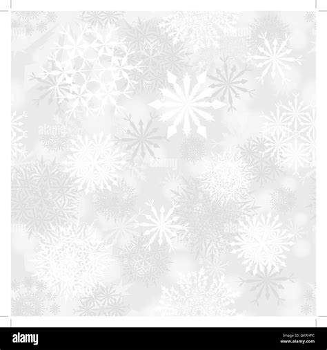 Seamless Snowflake Patterns Stock Vector Image And Art Alamy