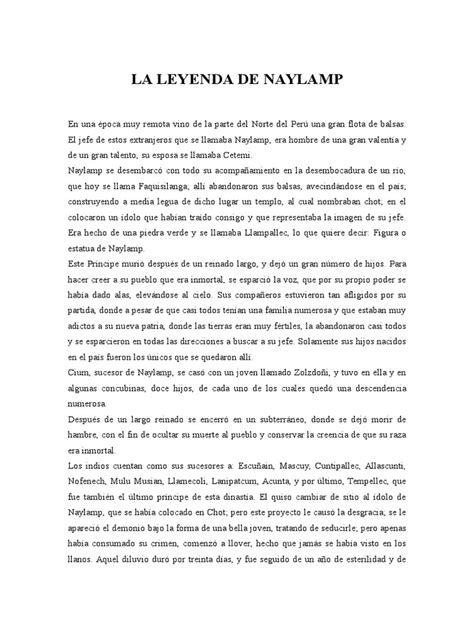 La Leyenda De Naylamp Pdf