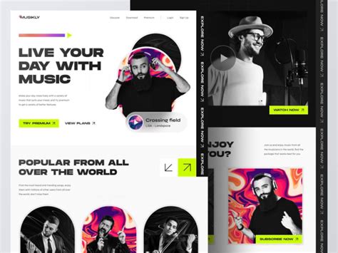 Design Professional Music Artist Dj Band Podcast Website By Webdev