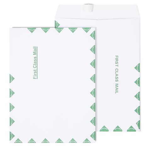 Staples First Class Easyclose Catalog Envelopes 9l X 12h White And