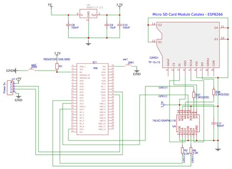 ESP SDCARD Resources EasyEDA
