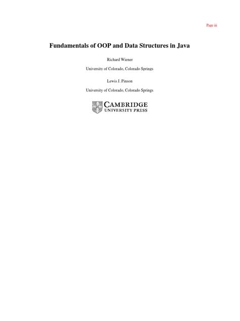 Fundamentals Of Oop And Data Structures In Java Pdf Method Computer Programming