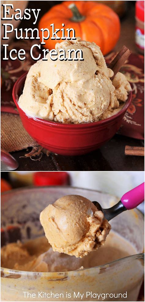 Easy 4 Ingredient Pumpkin Ice Cream No Machine Needed The Kitchen