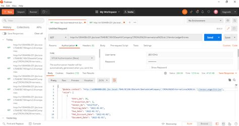 How To Use Postman To Connect To Dynamics 365 Business Central On Premises Dynamics 365 Lab