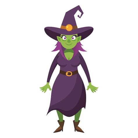Cuerpo completo de bruja | Vector Premium generado con IA