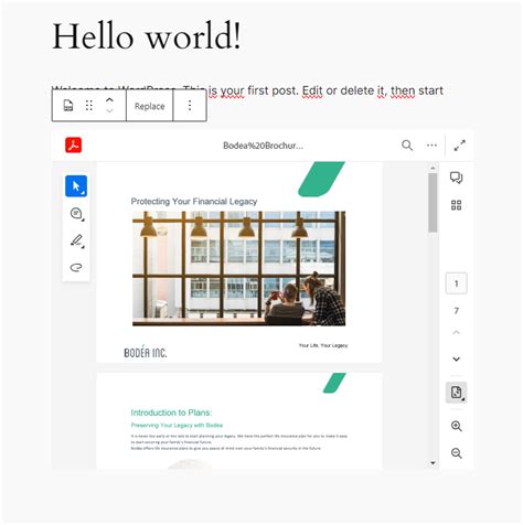 Pdf Embed Wordpress Plugin