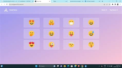 mani kishore on linkedin reactjs emojigame