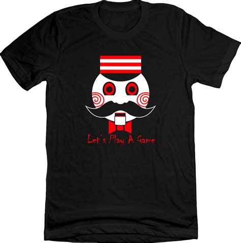 Lets Play A Game Cincy Shirts Horror T Shirts Horror Hound