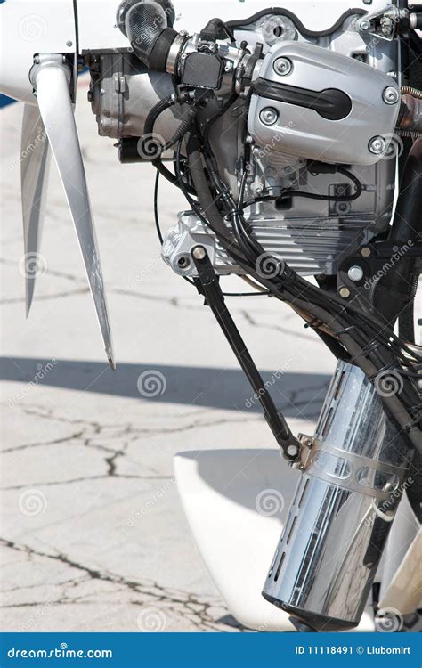 Propeller Driven Airplane Engine Stock Image Image Of Rotor