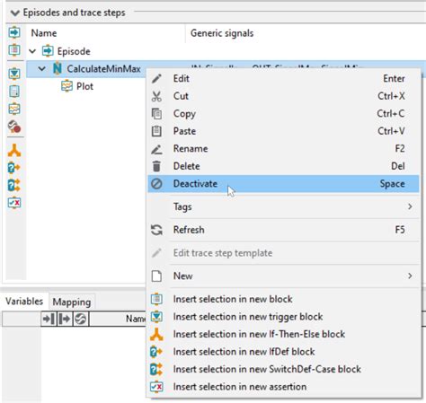 Usage Of Trace Step Templates Ecutest 20252 Help