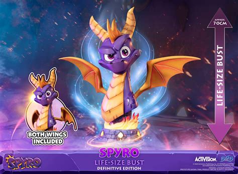 Spyro™ The Dragon Spyro™ Life Size Bust Definitive Edition First