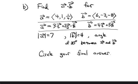 solved b find 23 for à {4 1