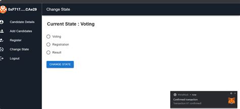 Github Rohitbaraik E Voting System Using Blockchain