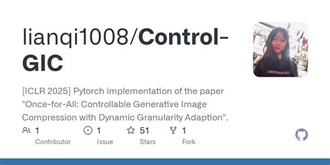 GitHub Lianqi Control GIC ICLR Pytorch Implementation Of The Paper Once For All