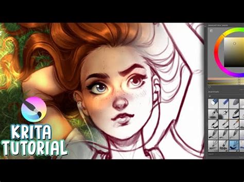Tutorial completo de arte digital en Krita técnicas ajustes y