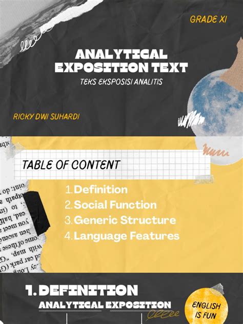 Materi Analytical Exposition Text Rangkuman Pdf