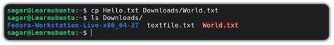 How To Copy Files In Ubuntu Command Line