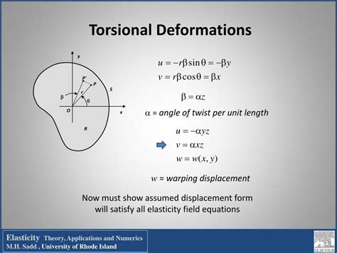 Ppt Chapter 9 Extension Torsion And Flexure Of Elastic Cylinders Powerpoint Presentation Id