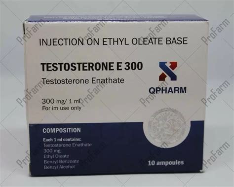 QPHARM TESTOSTERONE E 300MG/ML - ЦЕНА ЗА 1 АМПУЛУ - купить в магазине ...