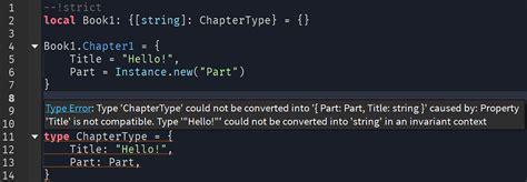 Strange Typechecking Behaviour With Singleton Types Scripting Support Developer Forum Roblox