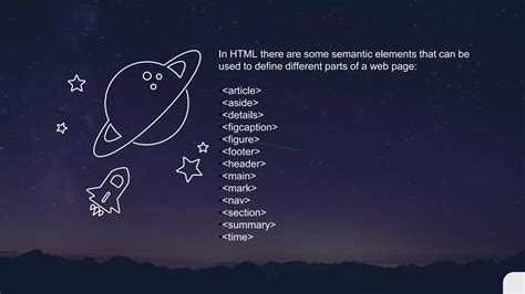 html semantic elements pptx web design and html internet